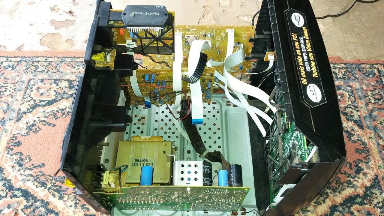 consertando o meu som da Philips Fw C577 - YouTube