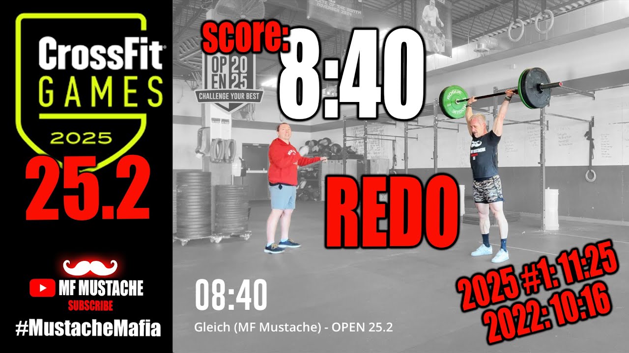 2025 CrossFit OPEN 25.2 (Games), repeat of 22.3 – REDO @8:40 – M 45-49 ...