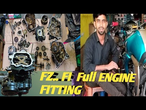 Yamaha FZ full engine fitting, full engine fitting FZ,fi ,FZS,V2, Szrr ...