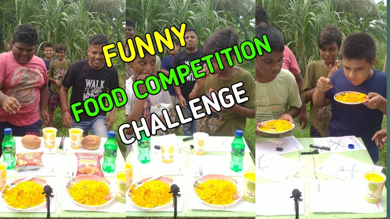 Funny Food Race Competition 🤣🤣 - YouTube