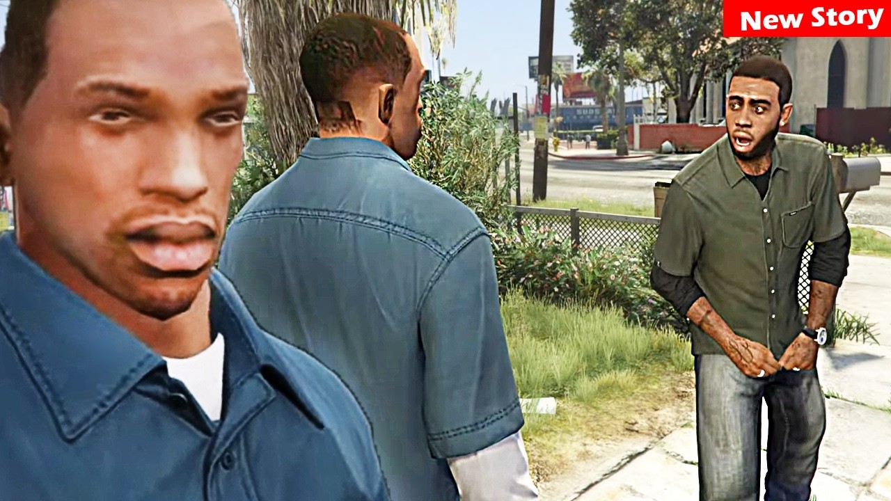 GTA 5 - Lamar Roast (CJ as Franklin) - YouTube