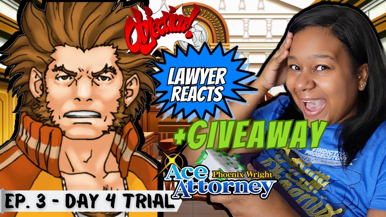 Real Lawyer Reacts to Phoenix Wright: Ace Attorney | Ep 3 Day 4 Trial ...