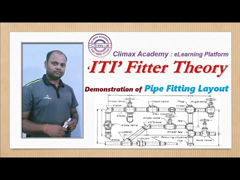 Pipe Fitting Layout for fitter trade. #skilldevelopment #skillindia # ...