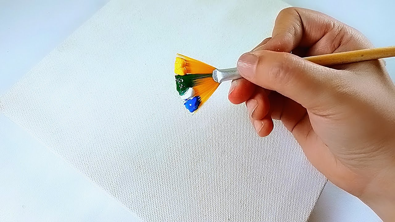Beautiful and Peaceful Landscape #05 /Acrylic Painting For Beginners ...