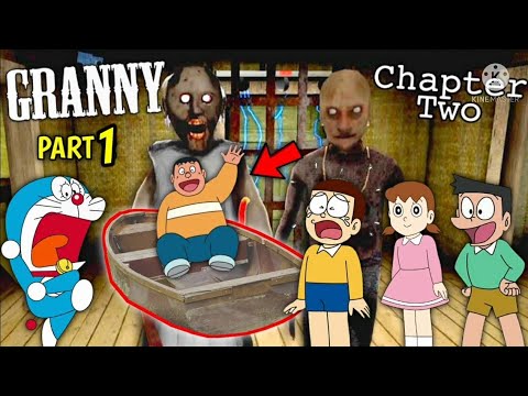 Granny chapter 2 boat escape by Doraemon Nobita Shizuka suniyo Gyan l ...