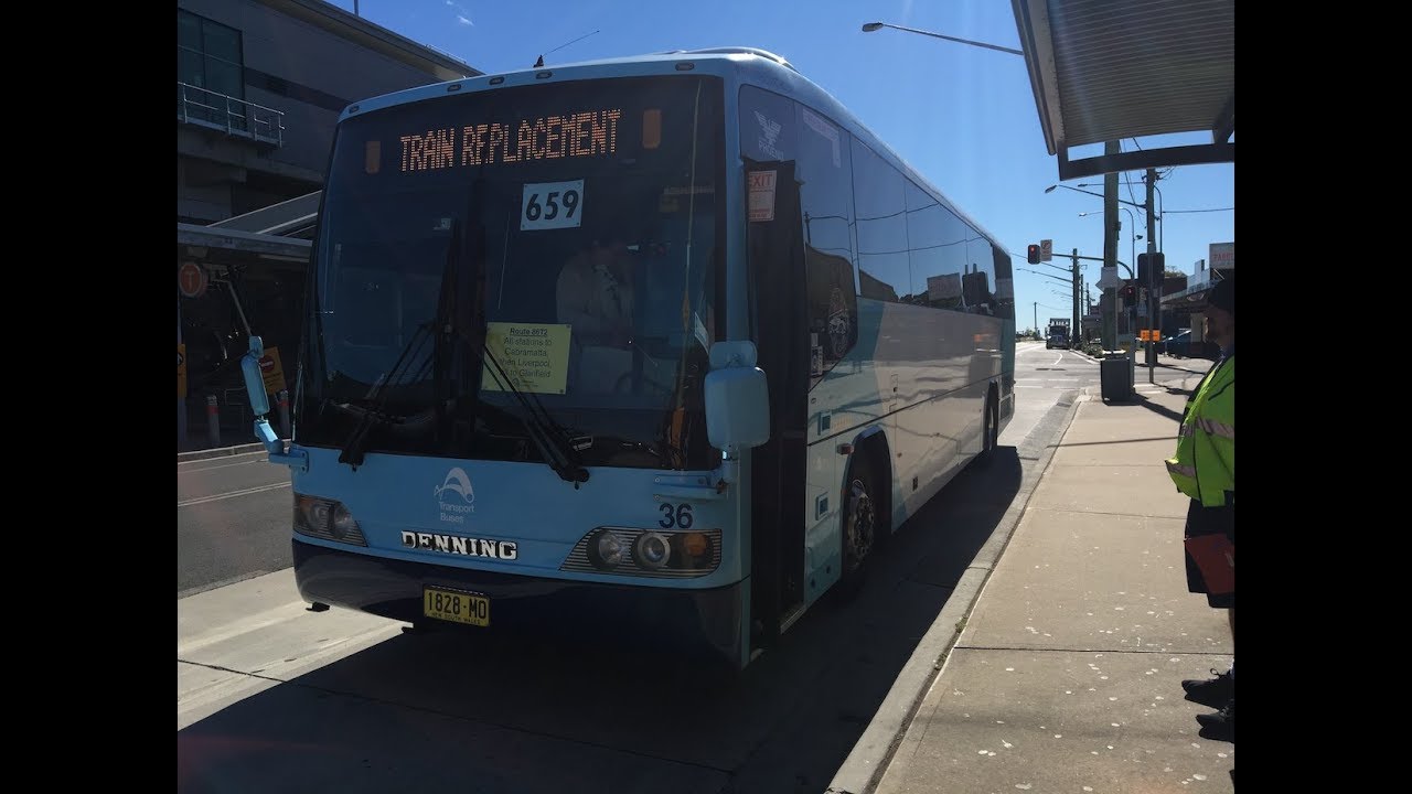 Rover Coaches Bus 36 (Denning Silver Phoenix) - YouTube