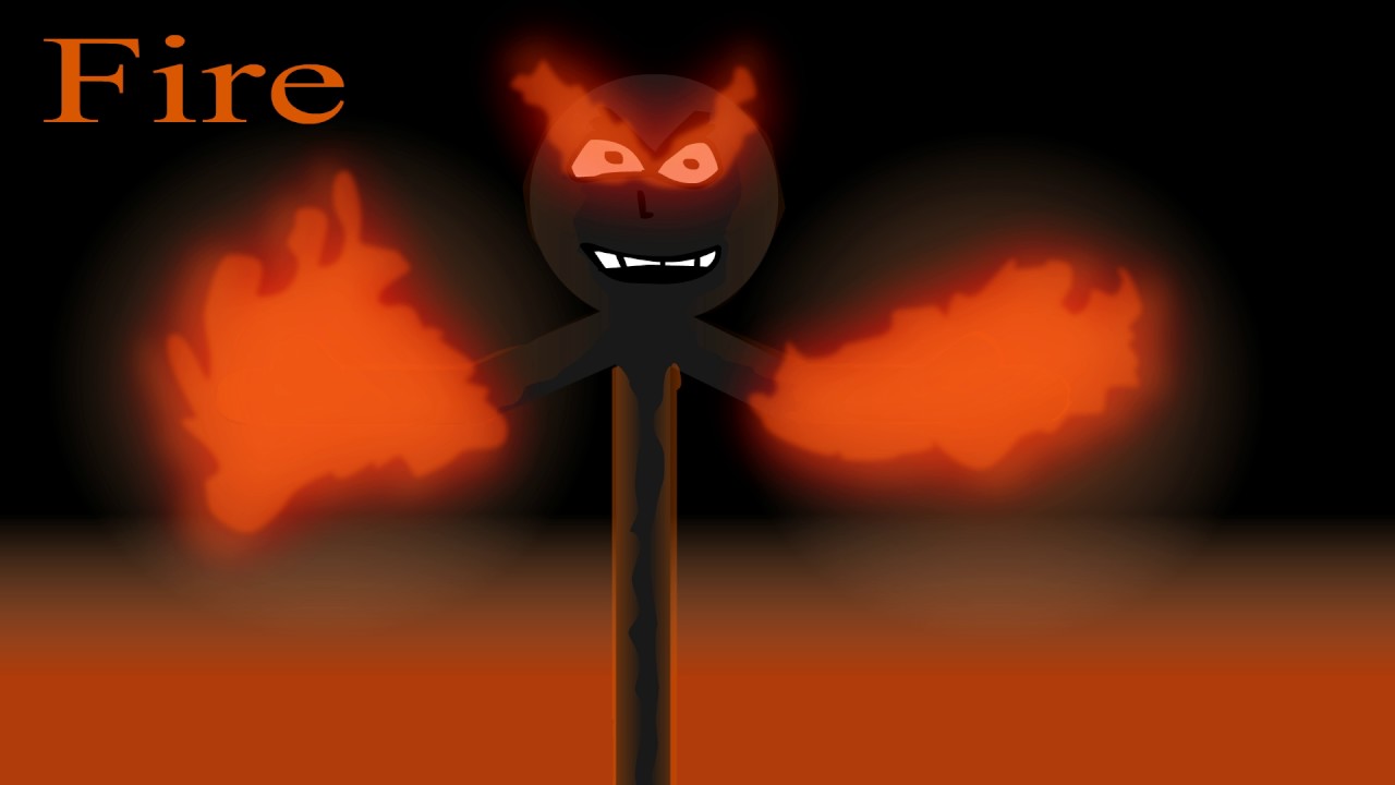 different elemental stickman something animation - YouTube
