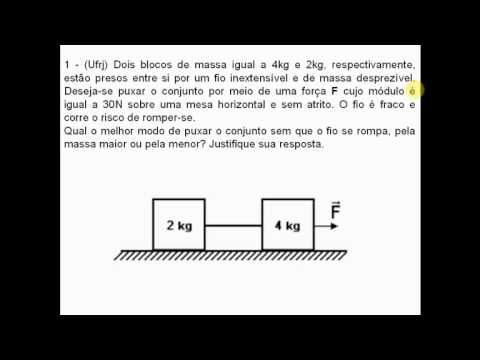 Diagrama de Corpo Livre para 2 blocos - YouTube
