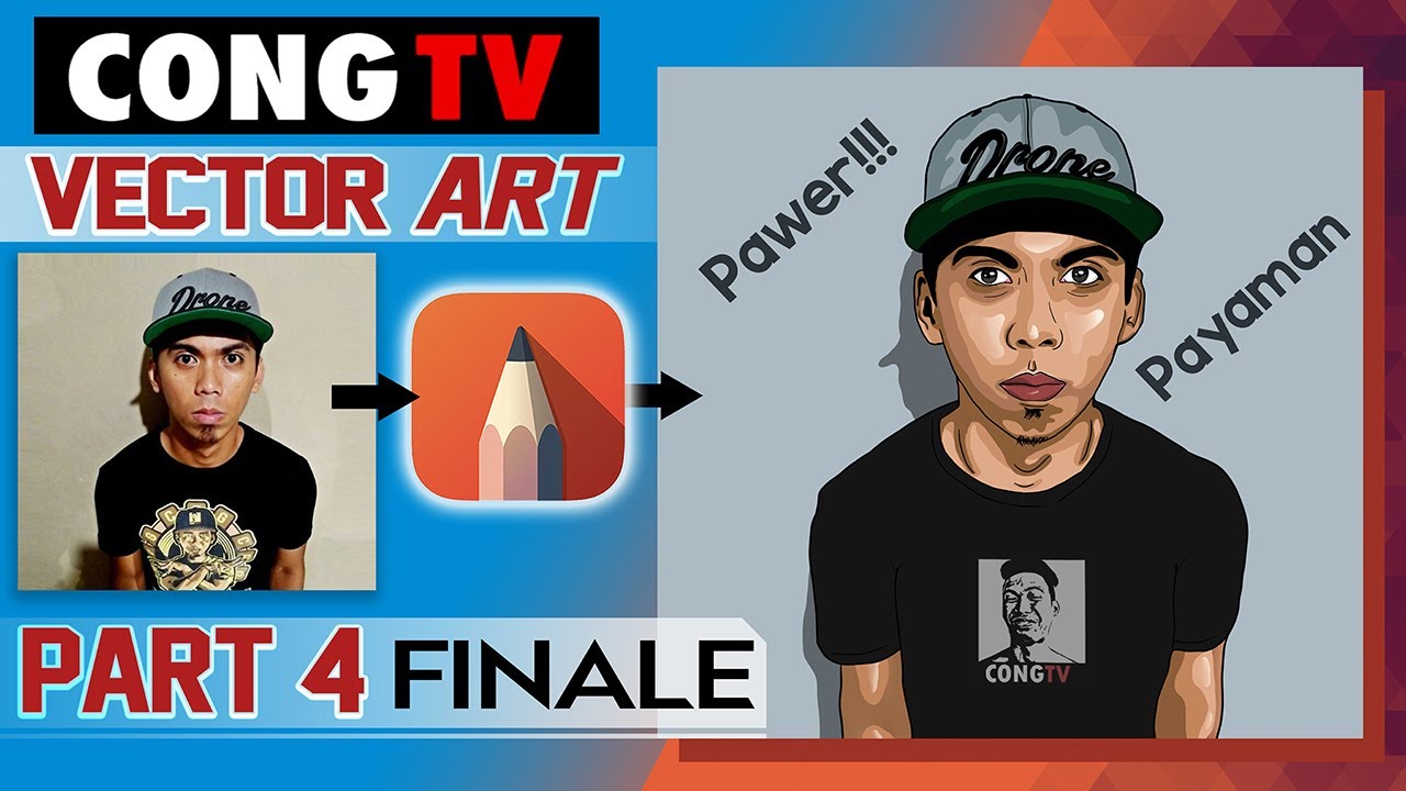Cong TV | Vector Art using Autodesk SketchBook | PART 4 FINALE ...