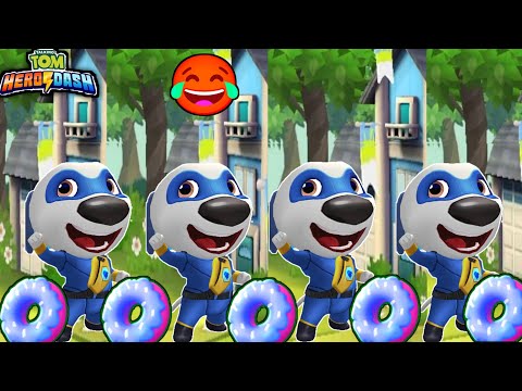 Talking Tom Hero Dash New Slow Motion Game Play!!