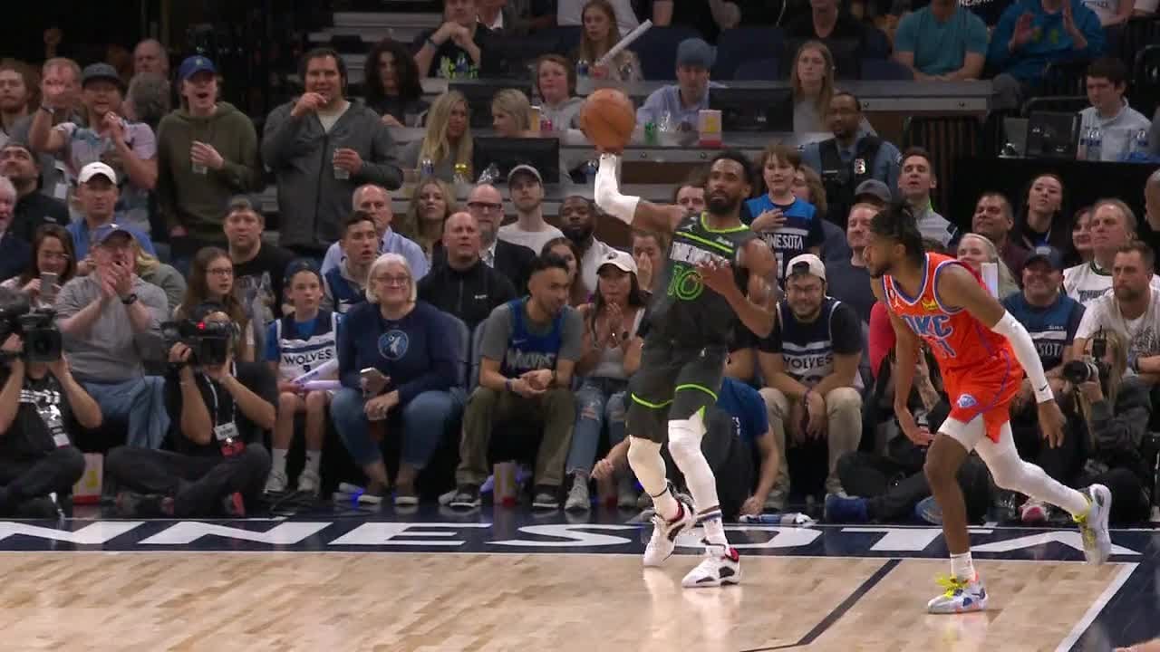 Conley ️ KAT ️ Gobert for alley-oop dunk | NBA on ESPN - YouTube