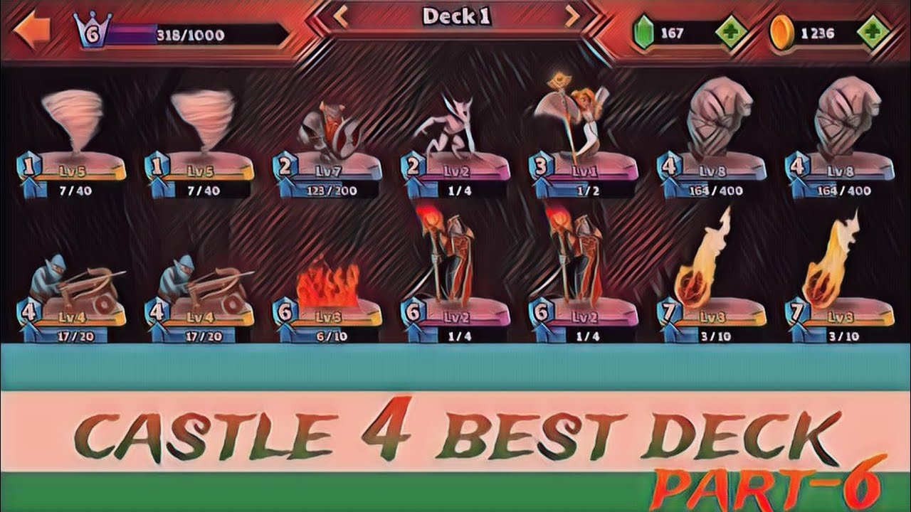 castle 4 best deck part-6 in castle crush ||#castlecrush - YouTube