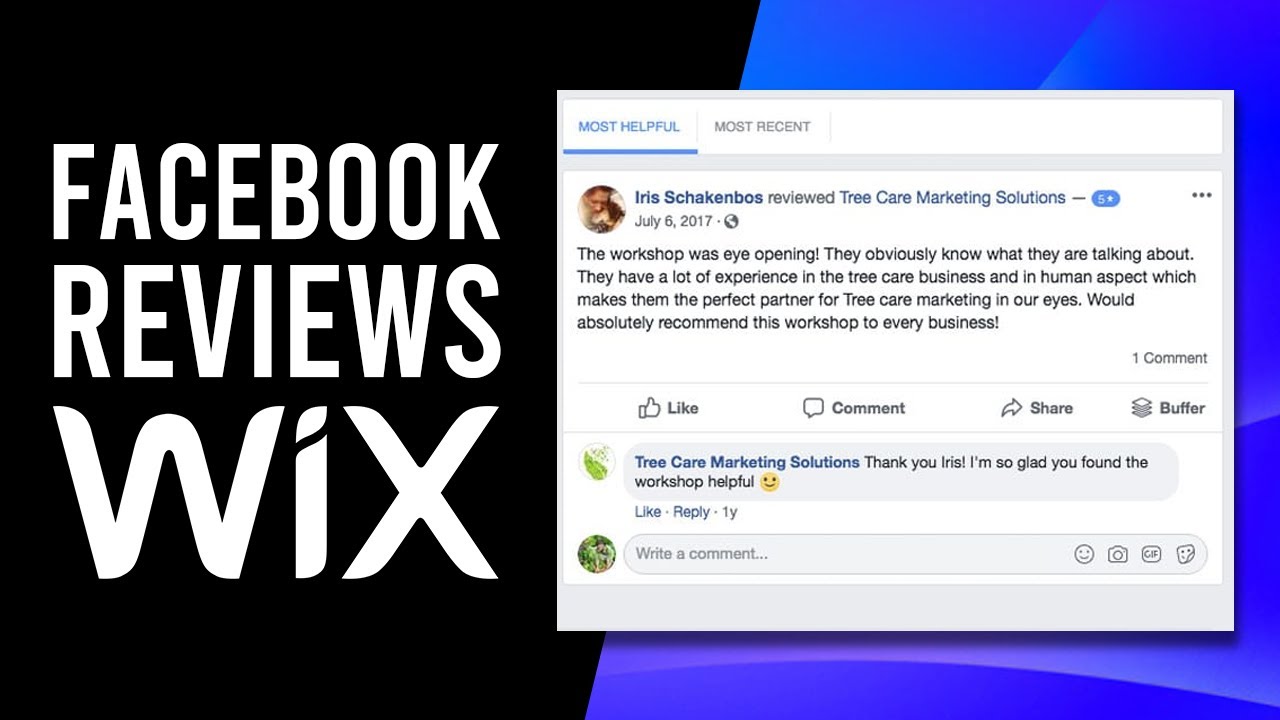 How To Add Facebook Reviews To Wix (2021) - YouTube