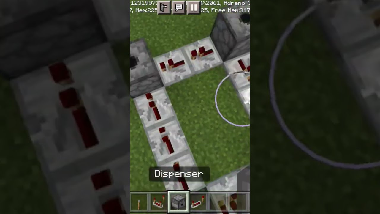 firework dispenser in Minecraft mobile - YouTube