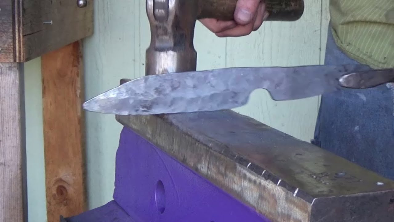 Forging a Kitchen Knife - YouTube