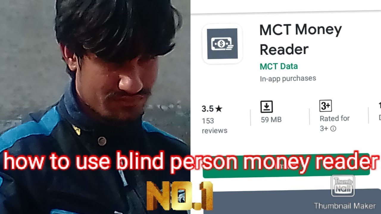 How to use money reader for blind person//compelete use - YouTube