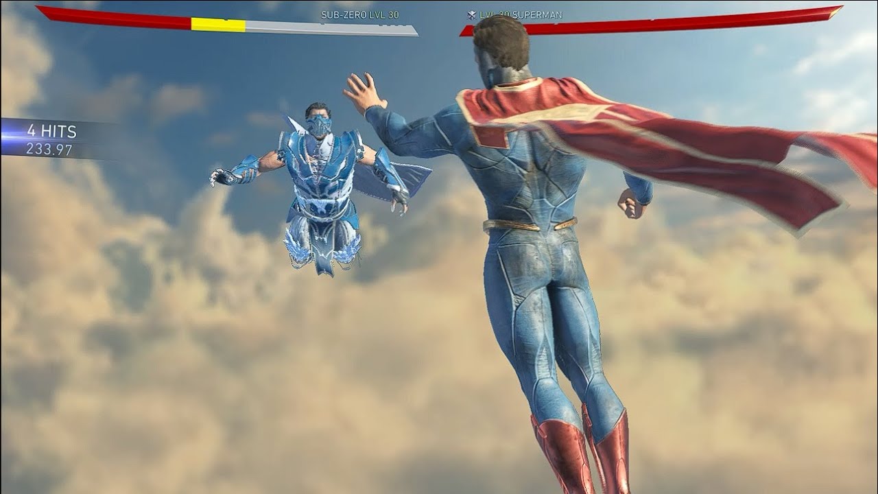 INJUSTİCE 2 | SUB-ZERO VS SUPERMAN (LVL 30 VS LVL 30) - YouTube