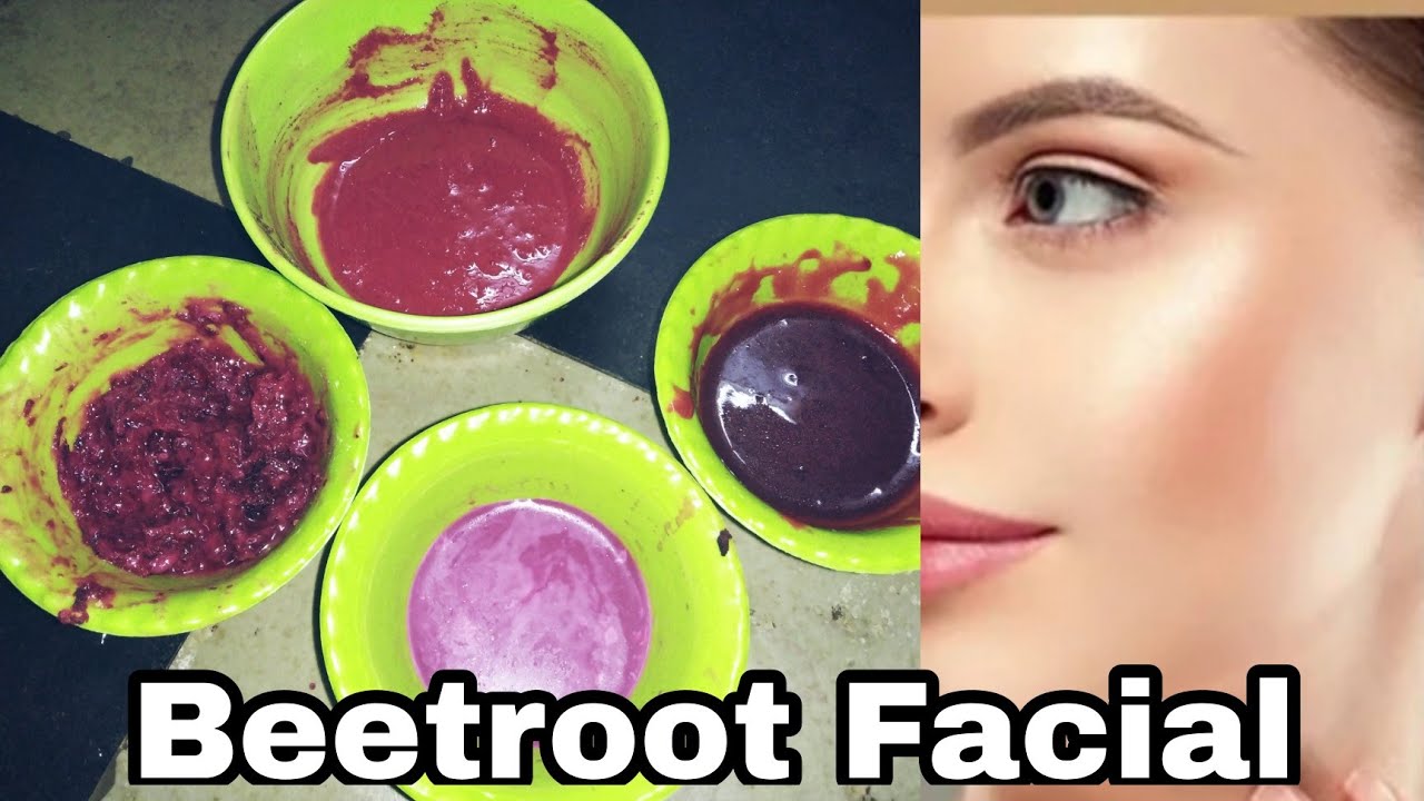 beetroot facial at home in Telugu / Beetroot Facial for pink, fair ...