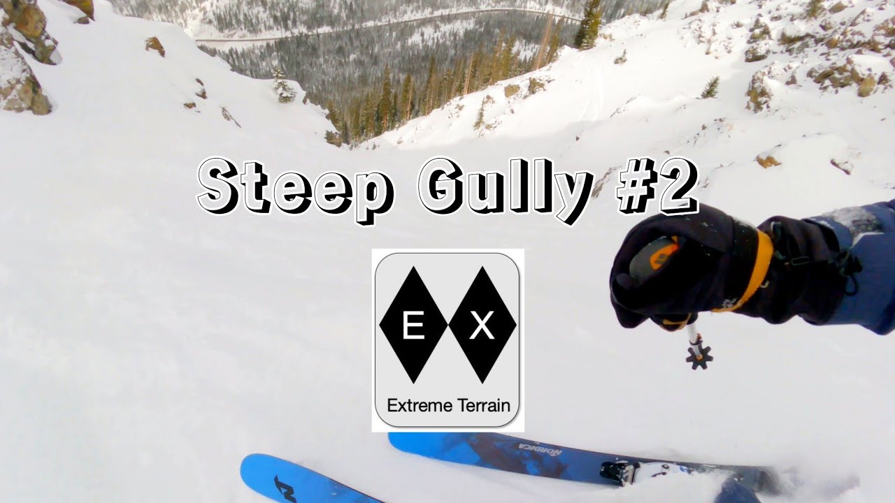 Skiing Steep Gully #2 | Arapahoe Basin Double Black Diamond Extreme ...