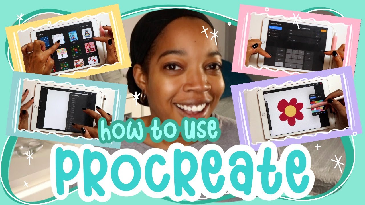 How to use Procreate for BEGINNERS! If you're brand new to Procreate ...
