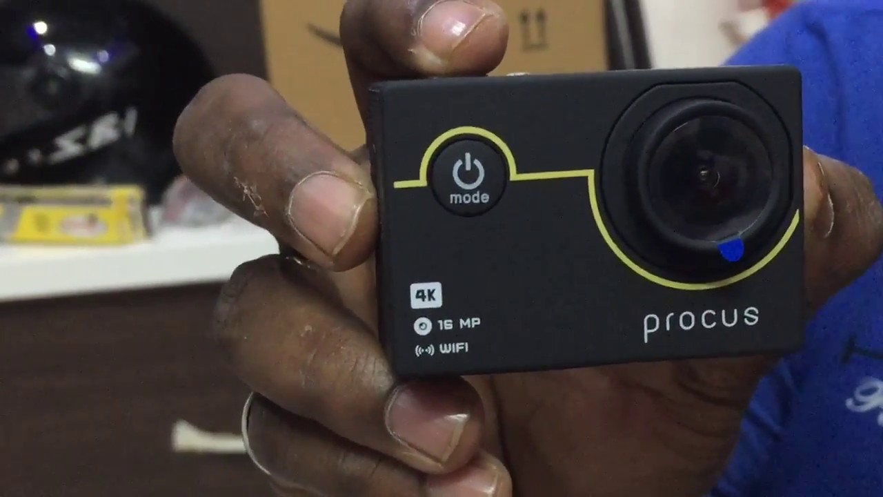 Procus Rush 4k Action Camera Unboxing - YouTube