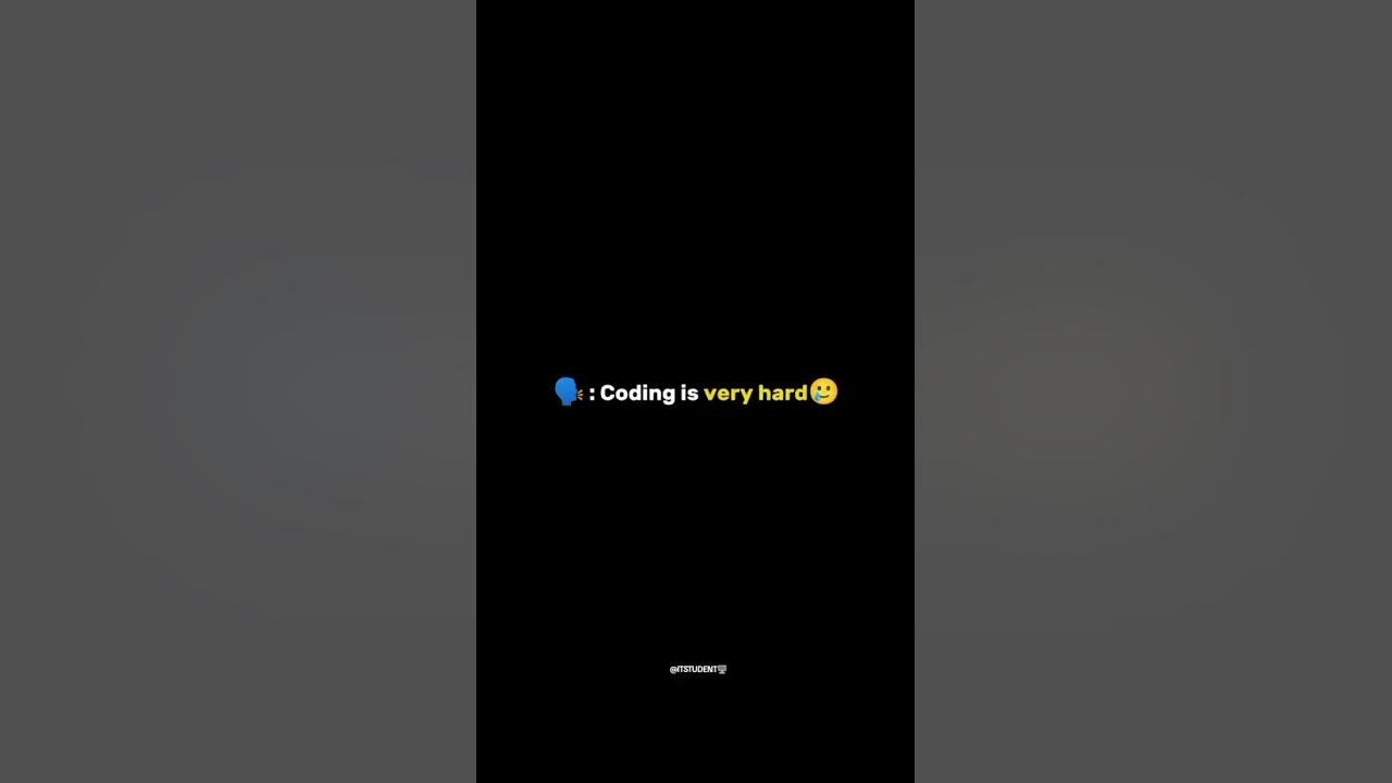 Coding is Hard 🥲. Code with me #ai #foryou #artificialintelligence #developer #lovecoding # ...