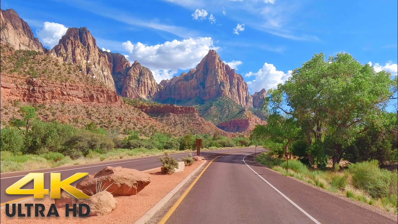 St. George to Zion National Park Complete Utah Scenic Drive 4K - YouTube