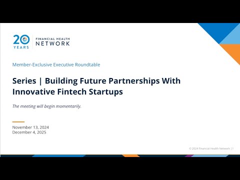 Series | Building Future Partnerships With Innovative Fintech Startups ...