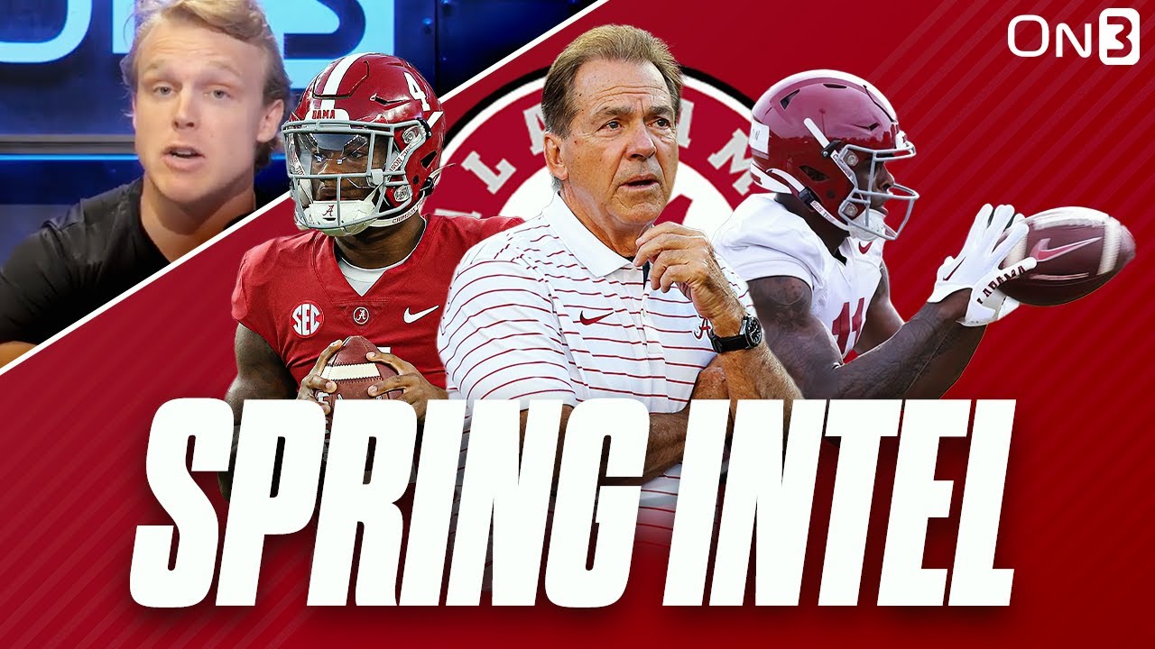 Alabama Crimson Tide Spring Spring Practice | Nick Saban, QB Batttle ...