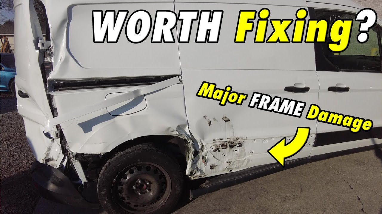 We bought a Smashed Ford Transit at Salvage Auction and it’s WORSE than ...