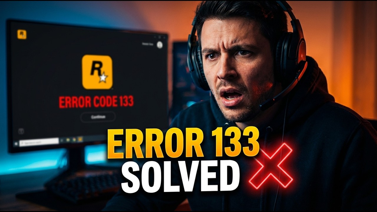 How to Fix Rockstar Error Code 133 (GTA 5 & Rockstar Launcher Fix 2026 ...