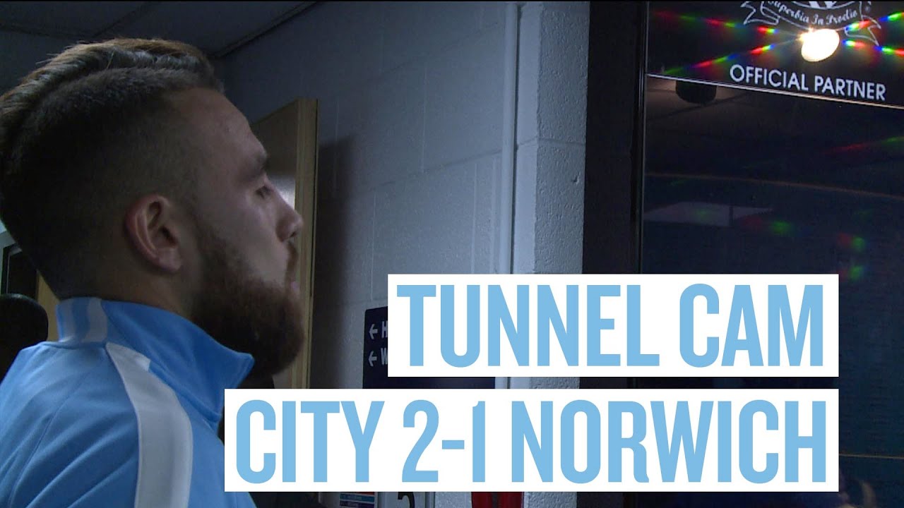 TUNNEL CAM | City 2-1 Norwich City - YouTube