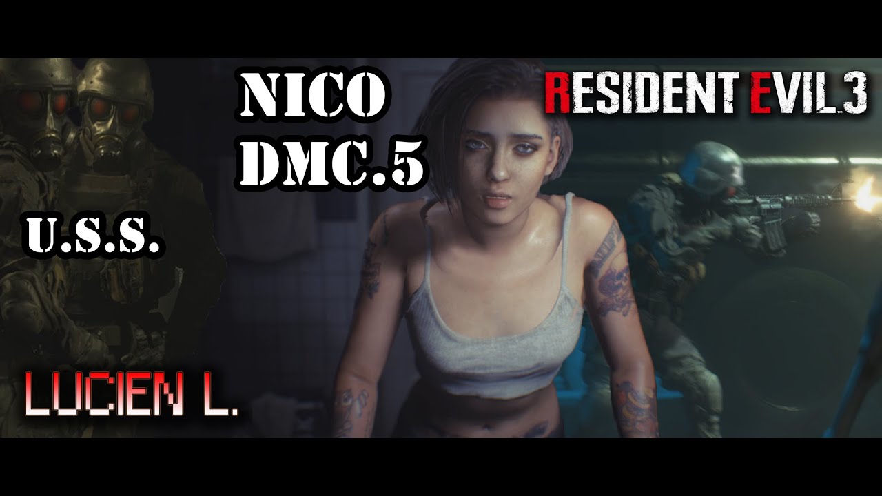 MOD JILL (( NICO IN DMC5 )) and U.S.S. [[ Resident Evil 3 Remake ...