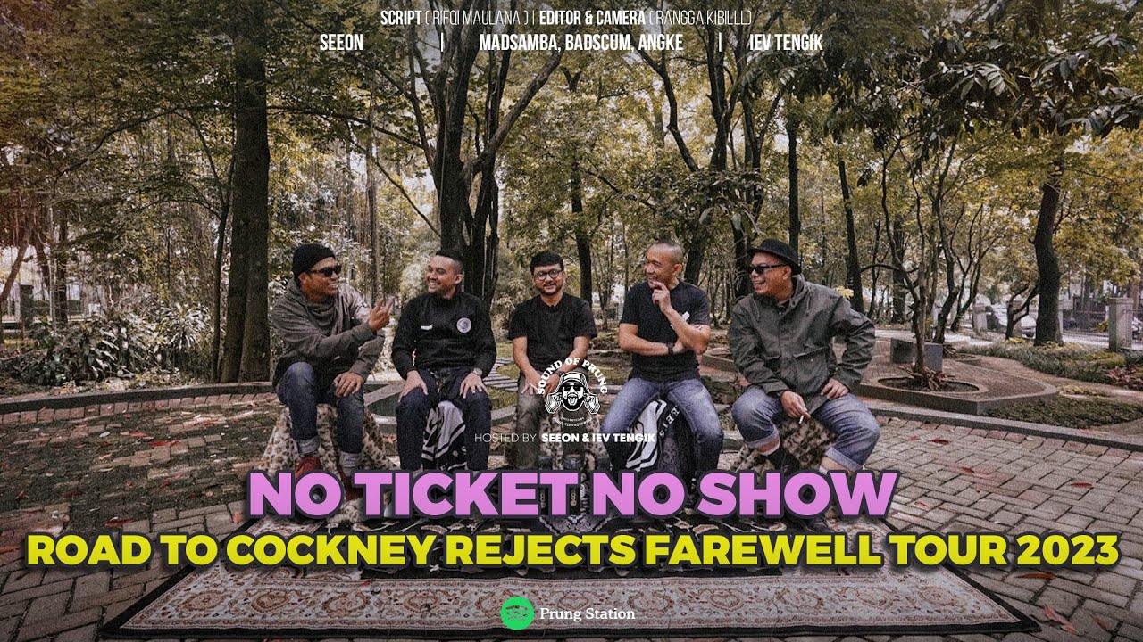 NO TICKET NO SHOW : ROAD TO COCKNEY REJECTS FAREWELL TOUR 2023 # ...