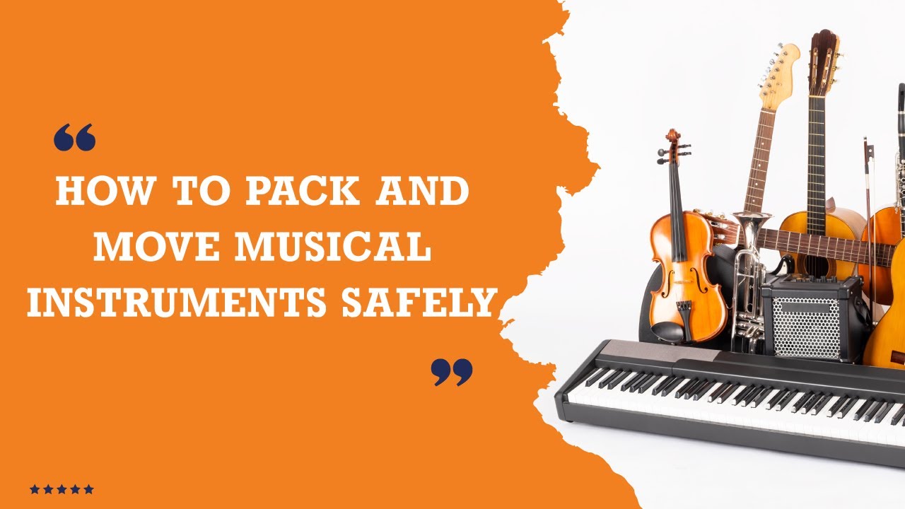 How to Pack and Move Musical Instruments Safely - YouTube