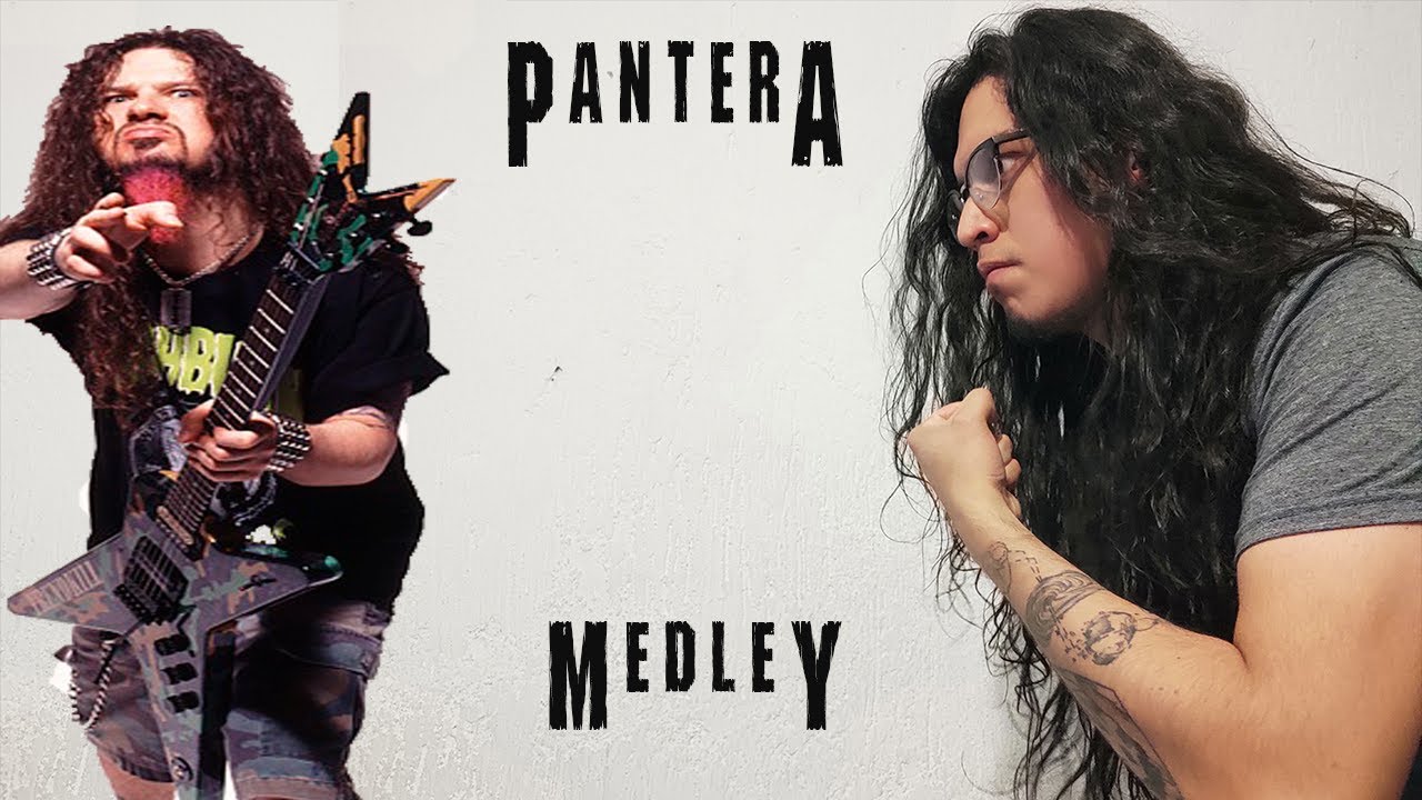 Pantera Medley (Cowboys from hell, Walk, Domination and more) (D tuning ...