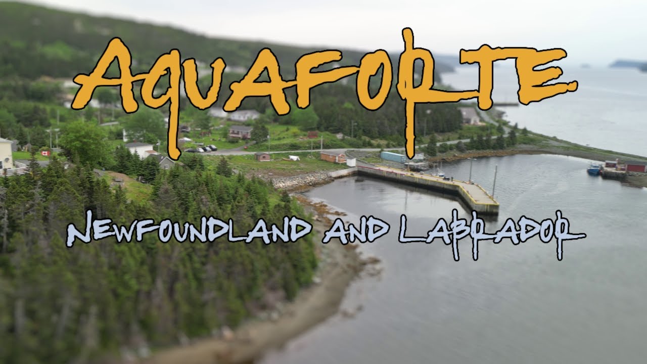 Drone Tour of Aquaforte, Newfoundland and Labrador - YouTube
