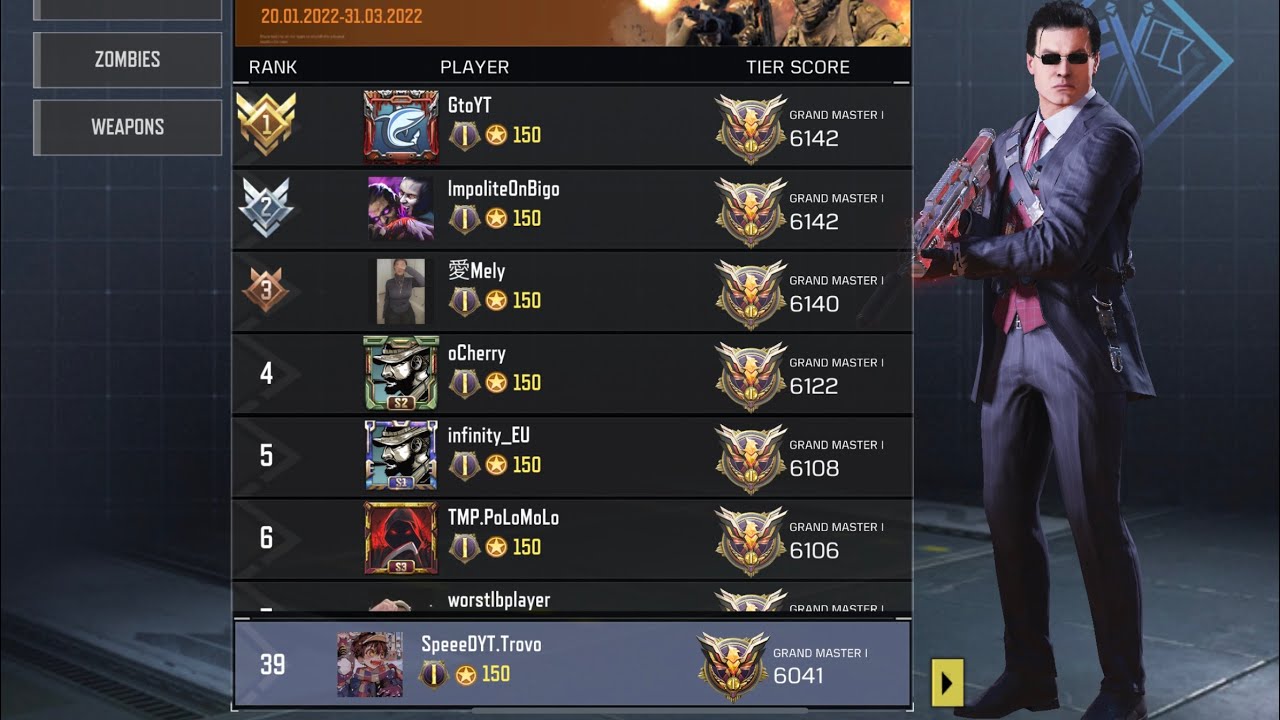 Top 40 Leaderboard player + Fastest Ranked Nuke this season #codm # ...