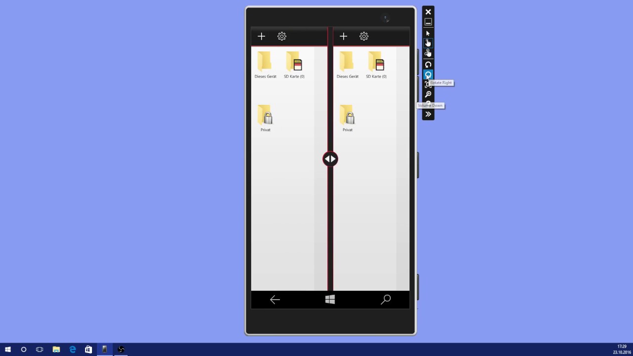 File Explorer X for Windows 10 Mobile [Beta 2] - YouTube