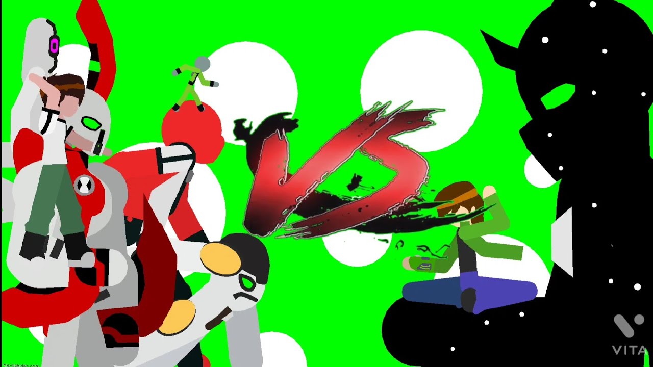 Ben 10 VS Ben 10 Ultimate Alien (Stick Nodes) #animation - YouTube