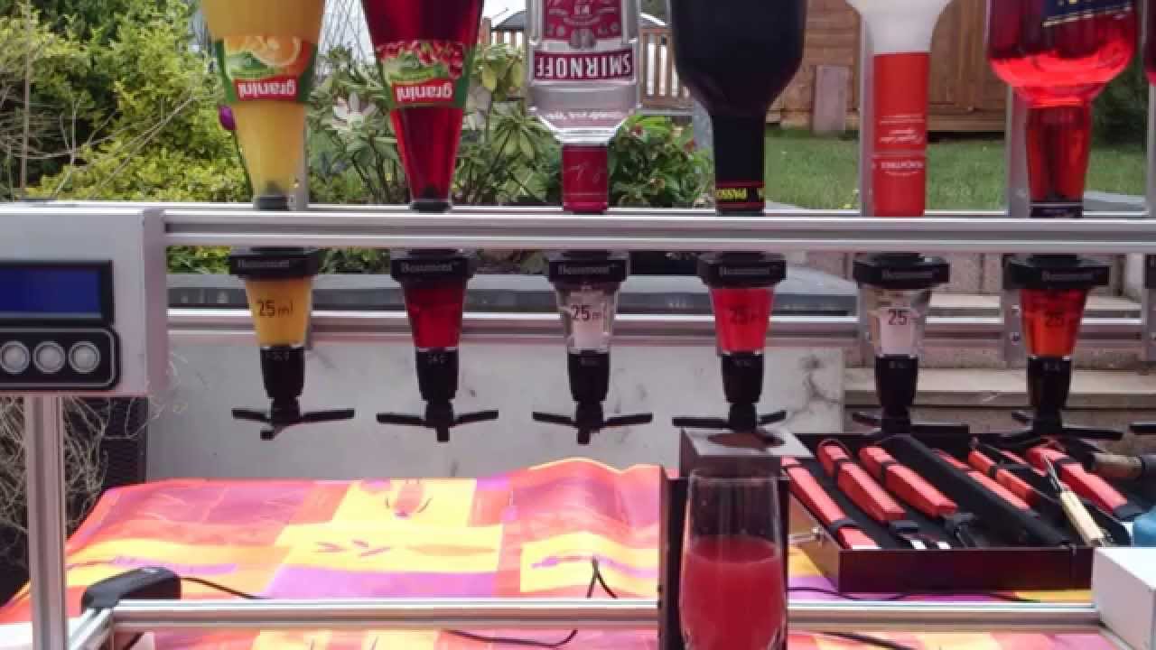Cocktail-Automat V.1 - YouTube