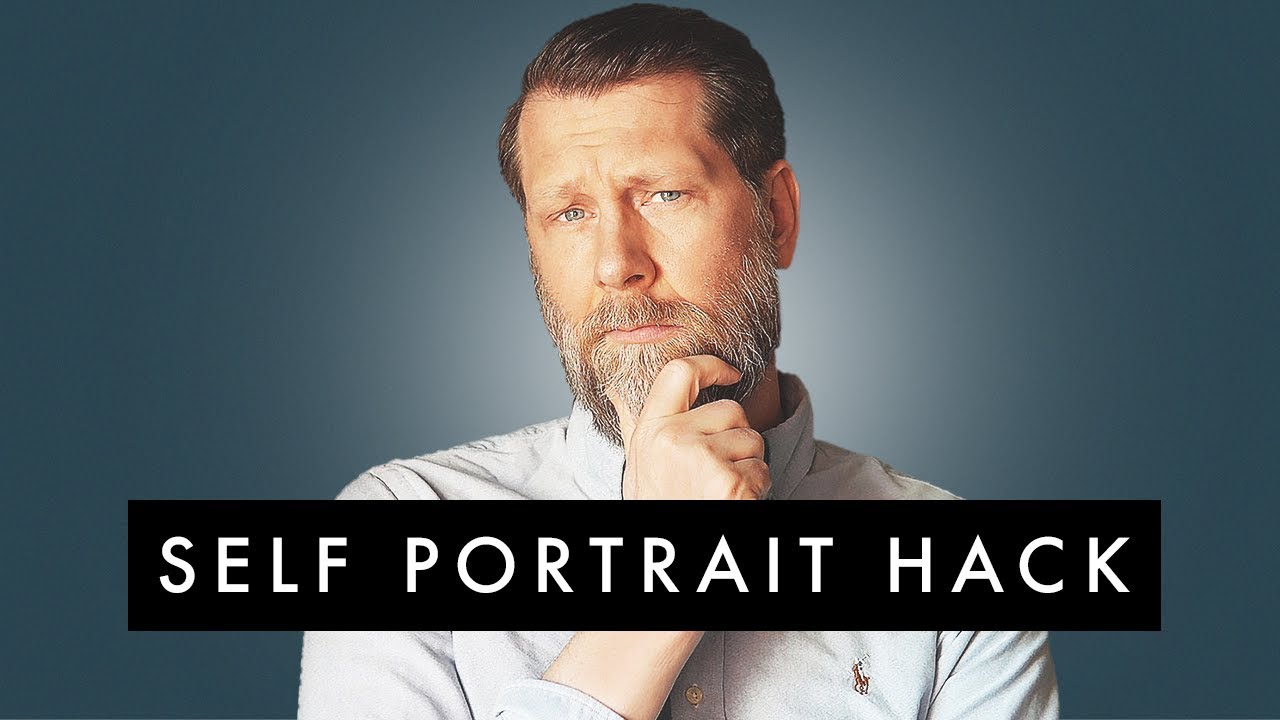 Self portrait photography hacks at home - YouTube Thumbnail Hack - YouTube