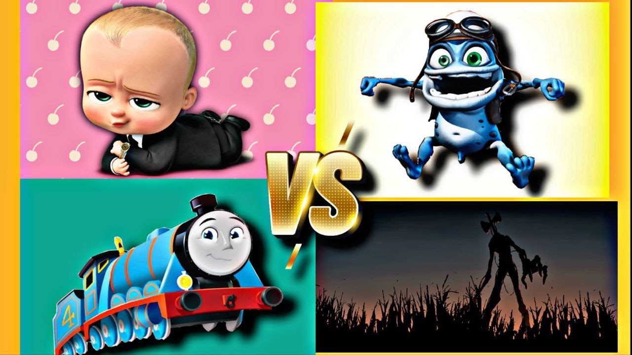Baby Boss 🆚 Thomas Train Eater 🆚 Crazy Frog 🆚 Siren Head.Tiles Hop ...