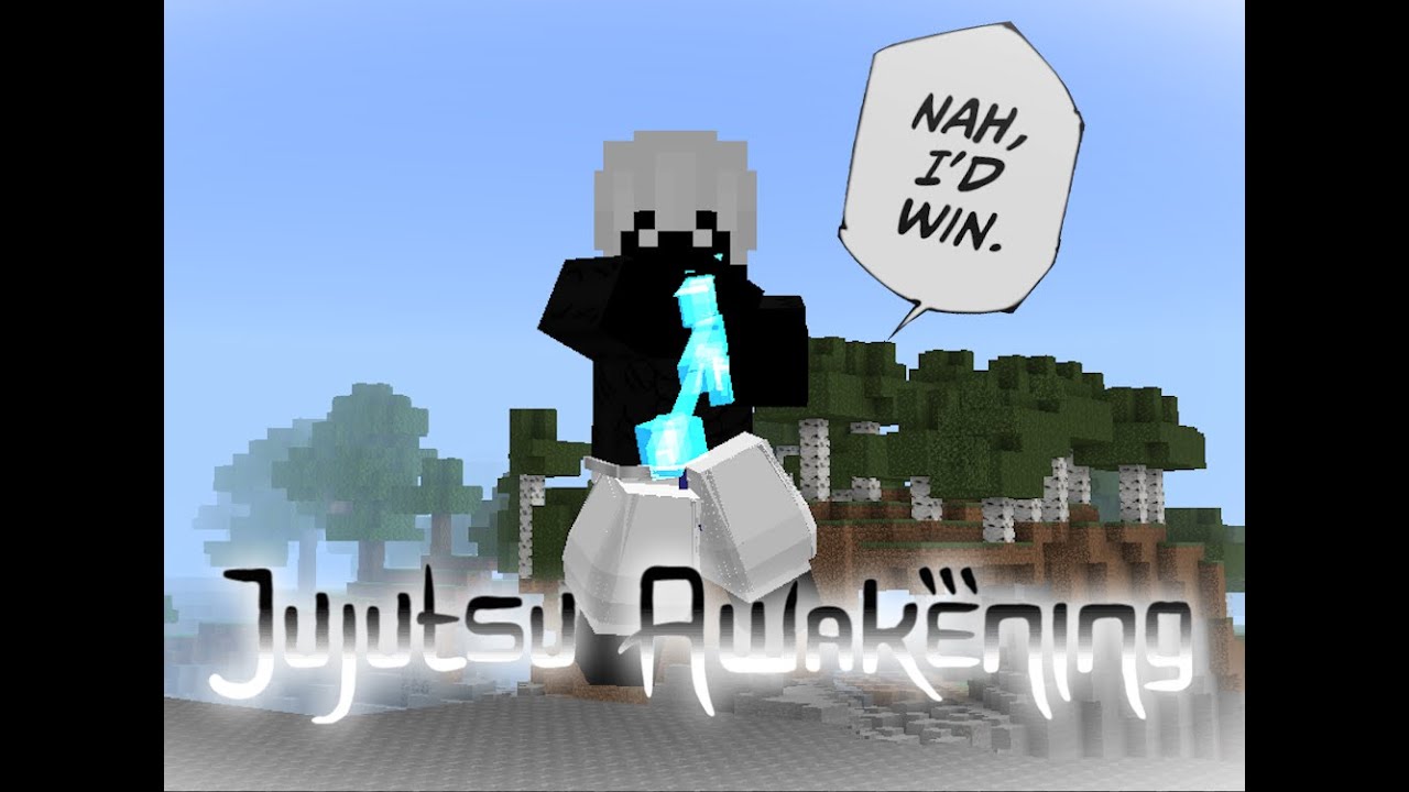 Super Senior Gojo | Admin Specs | Jujutsu Awakening Minecraft Addon ...