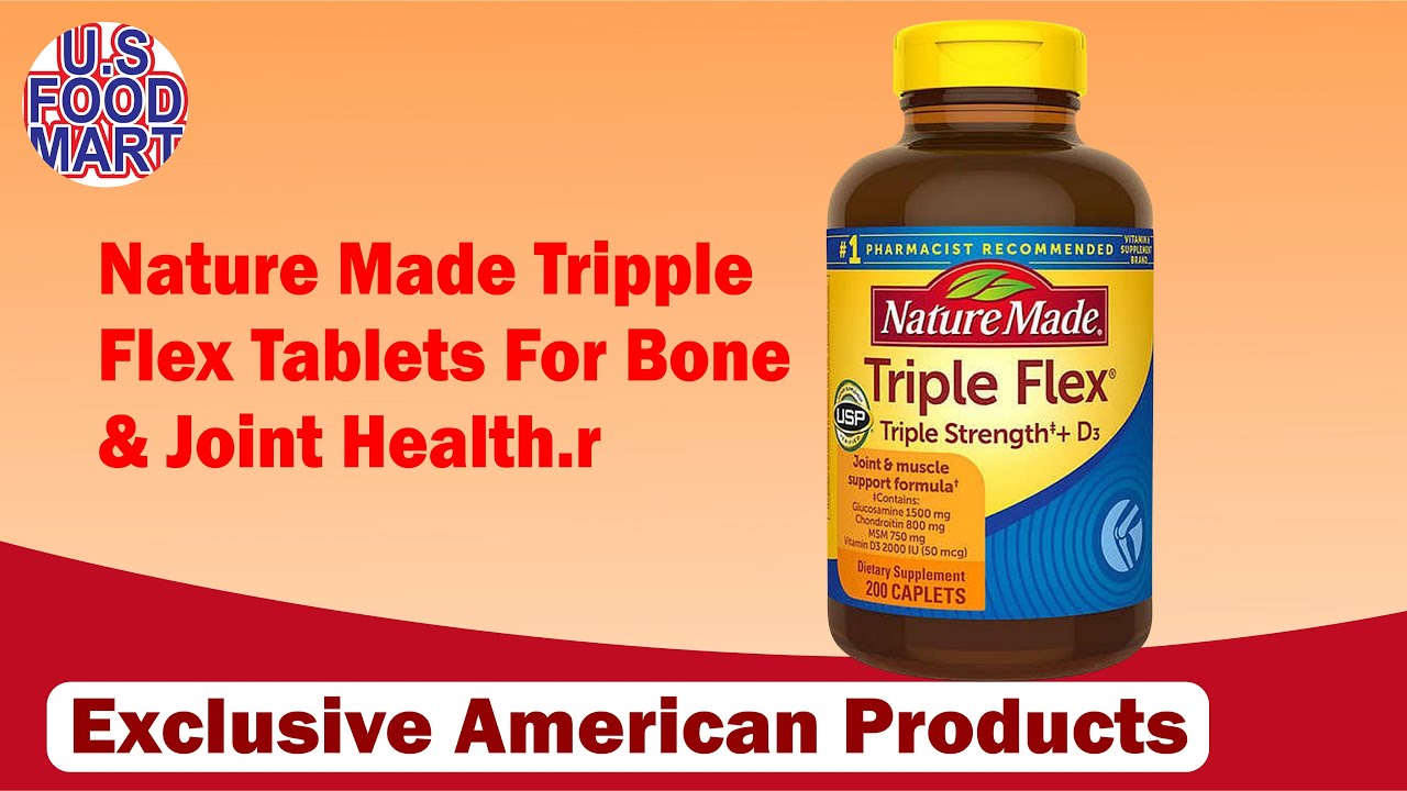 Nature Made TripleFlex, Joint Support Formula - YouTube