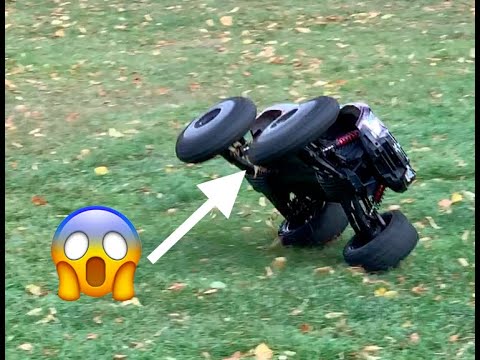XMAXX gearing changes from 18/54 to 18/50! HUGE TYRE BALLOONING ...