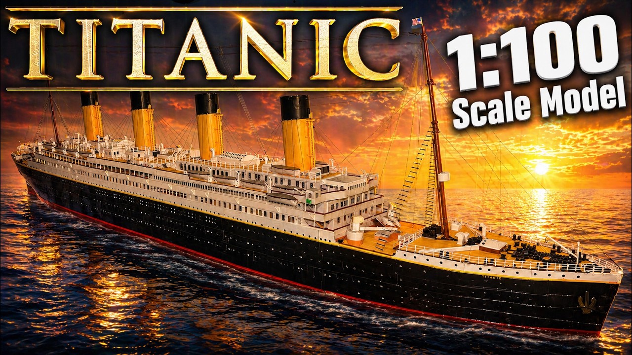🚢 RMS Titanic 🚢 1:100 Scale Model - Construction Montage - YouTube