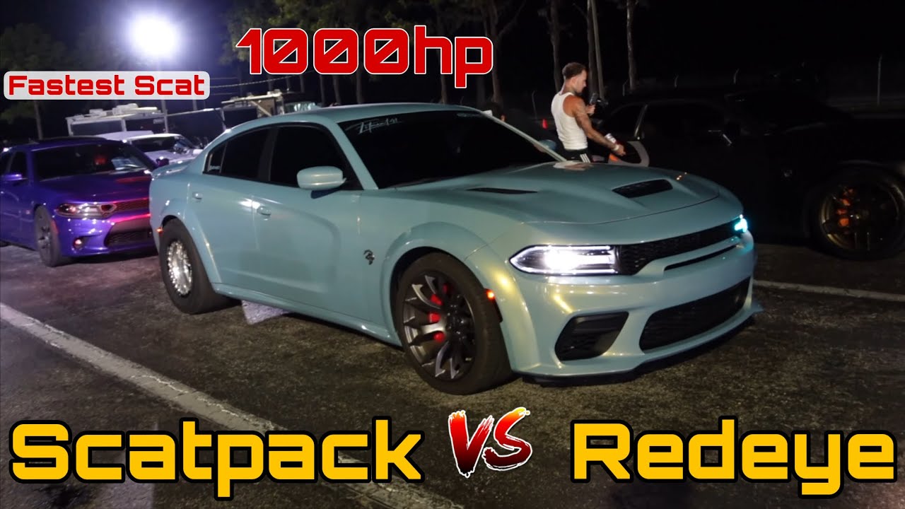 SCATPACK DESTROYS HELLCAT REDEYE! - YouTube