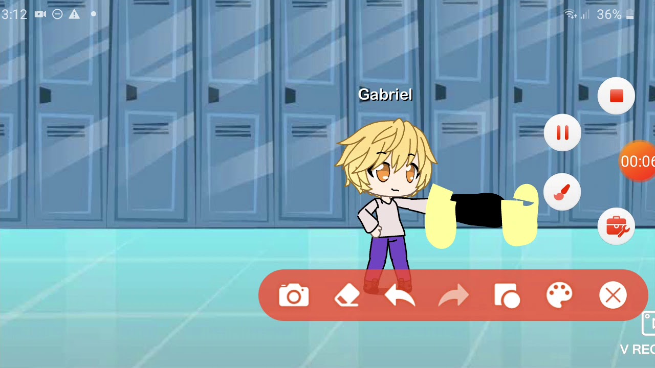 Gabriel vs mike episódio 1 no gacha life - YouTube