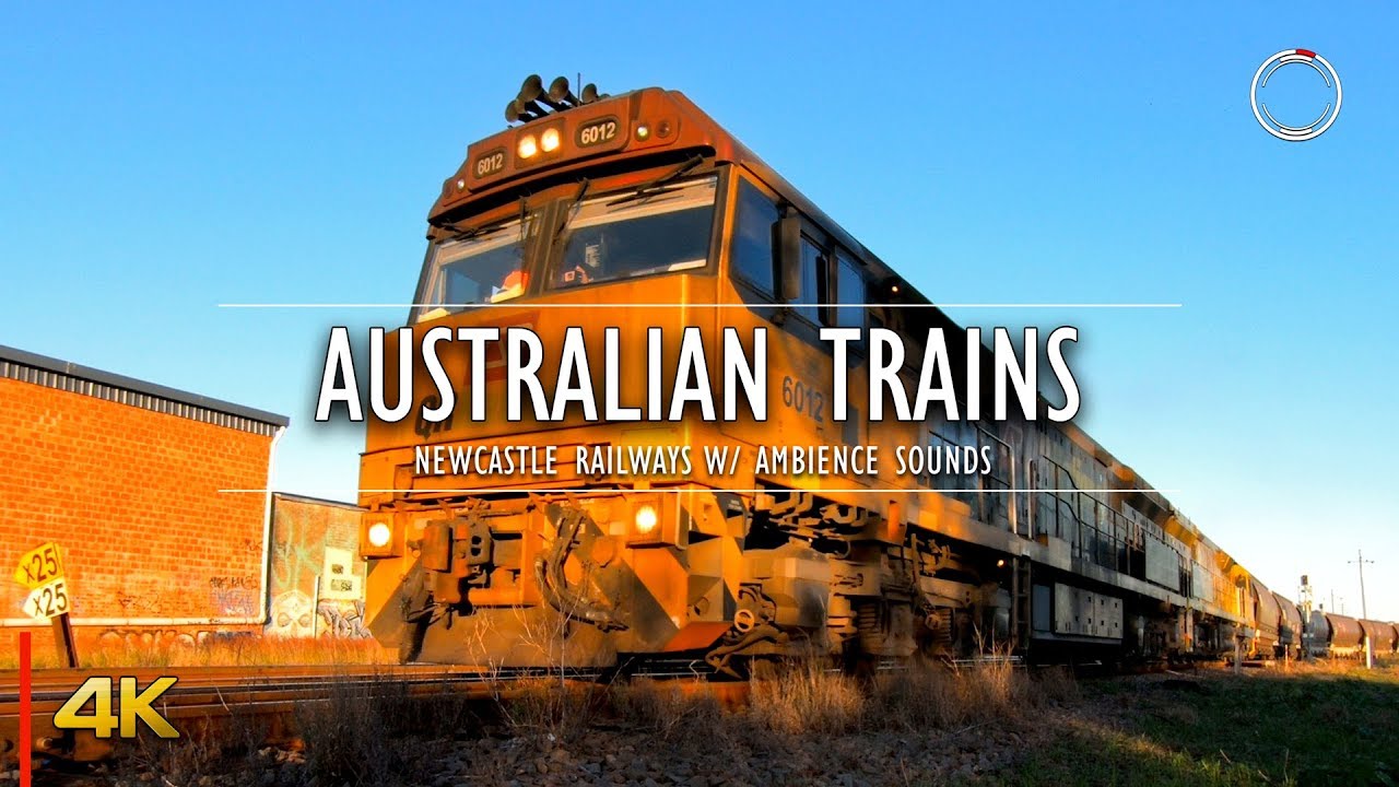 Australian Freight Trains | Railway Spotting Newcastle NSW 4K City ...